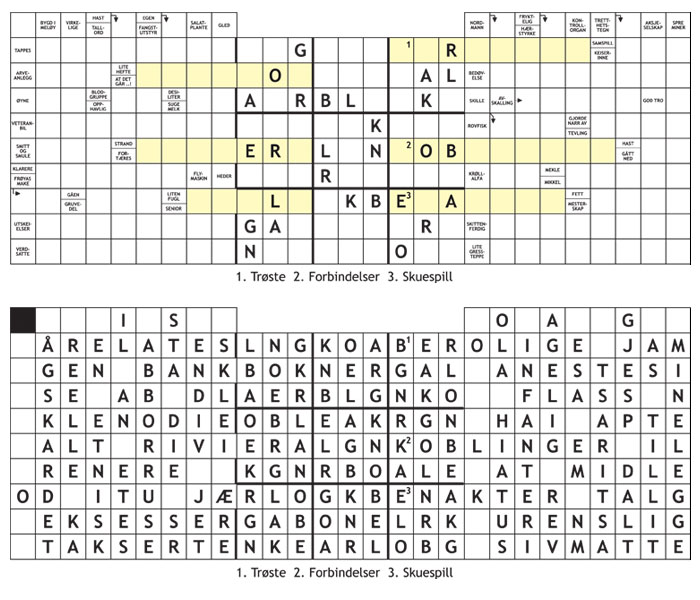 Lage kryssord - Leverandør av kryssord, sudoku og quiz - Kryssord og ...